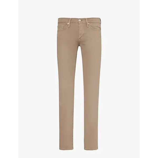FRAME L'homme Slim Tapered-leg Stretch-denim Jeans - Garage Grime