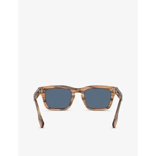 Burberry Be4403 Rectangle-frame Sunglasses - Brown
