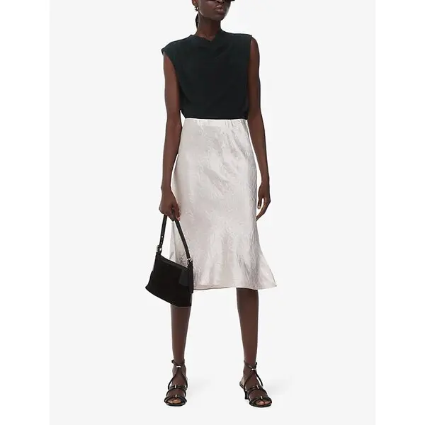 Whistles Cowl-neck Sleeveless Woven Top