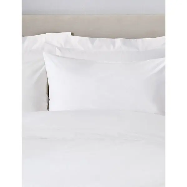 THE WHITE COMPANY Savoy Cotton Flat Sheet - White