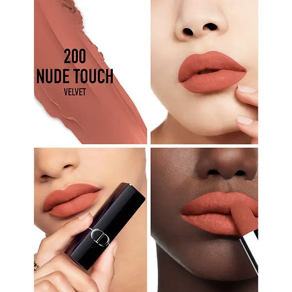 Dior New Rouge Couture Lipstick Refill Velvet 3.5g - 200 Nude Touch