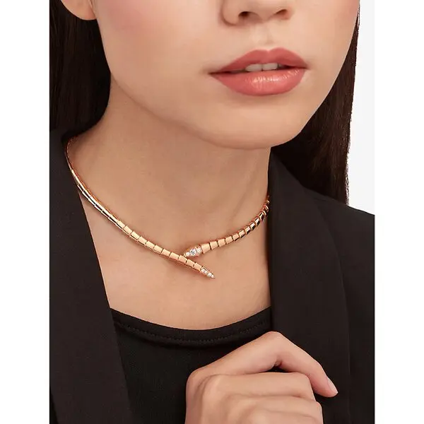 BVLGARI Serpenti Viper Diamond Necklace