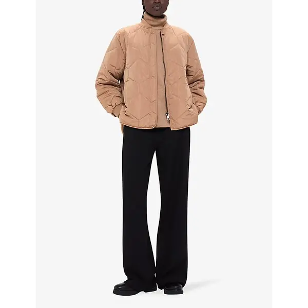 Whistles Relaxed-fit Cashmere Turtleneck Jumper - Tan