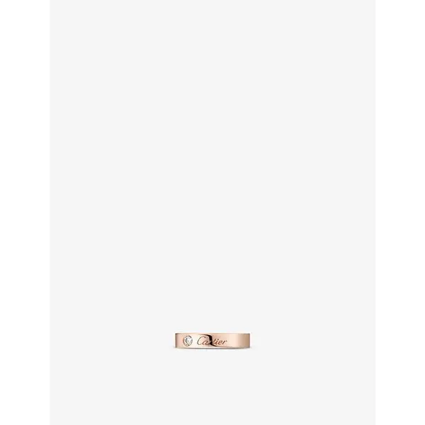 Cartier C De Wedding Ring - Rose Gold