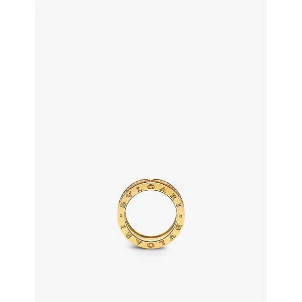 BVLGARI B.zero1 18ct Yellow-gold And Diamond Ring - Yellow Gold
