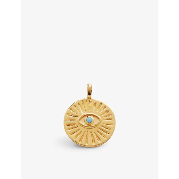 Monica Vinader Talisman Evil Eye Pendant - Blue