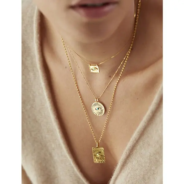 Monica Vinader Talisman Evil Eye Pendant