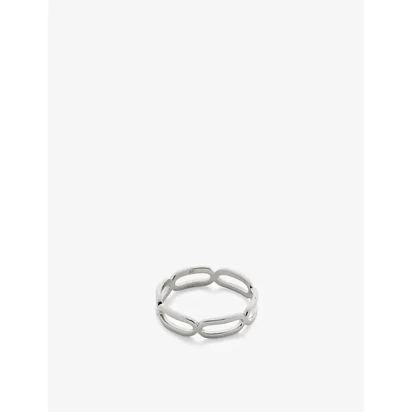 Monica Vinader Paperclip Ring - Sterling Silver