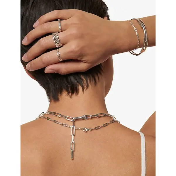 Monica Vinader Paperclip Ring