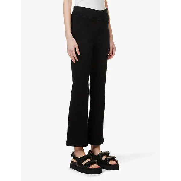 FRAME Le Crop Mini Boot Stretch-denim Jeans
