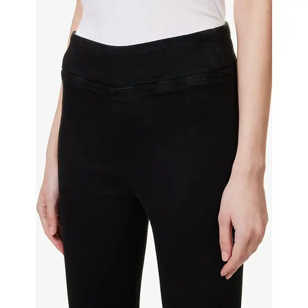 FRAME Le Crop Mini Boot Stretch-denim Jeans