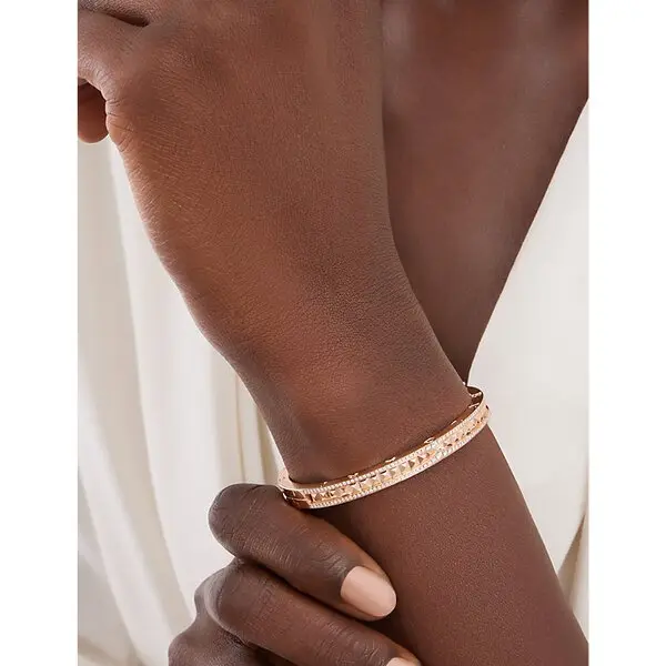 BVLGARI B.zero1 18ct Diamond Bracelet - Rose Gold