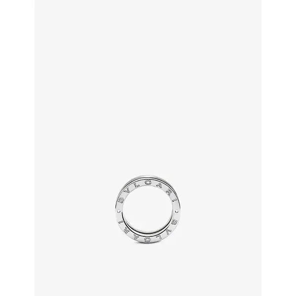 BVLGARI B.zero1 18ct Three-band Ring - White Gold