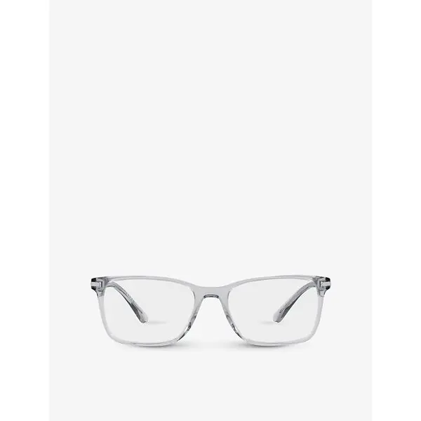 Prada Rectangle-frame Eyeglasses - Grey