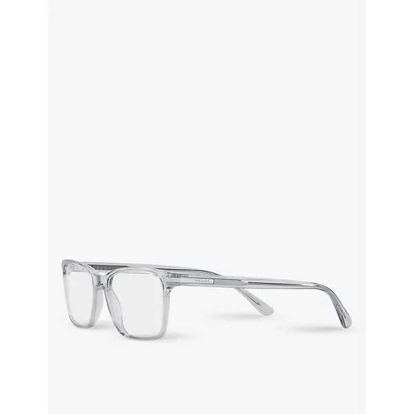 Prada Rectangle-frame Eyeglasses - Grey