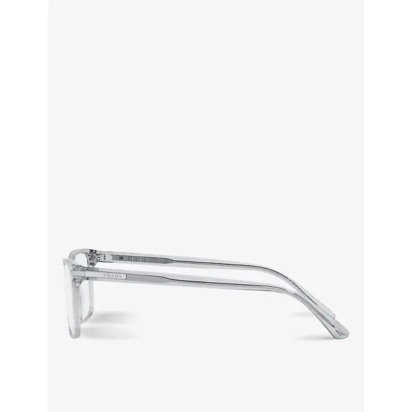 Prada Rectangle-frame Eyeglasses - Grey