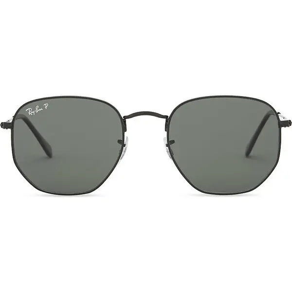 Ray-ban Hexagonal Sunglasses - Black