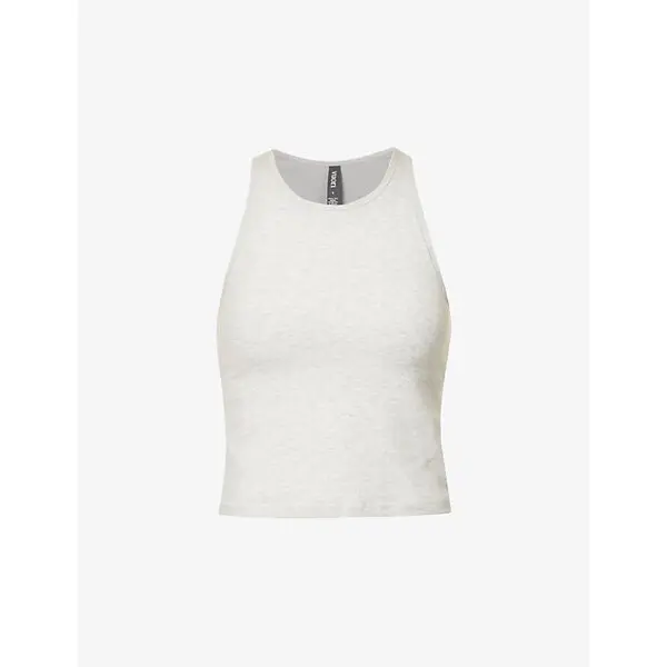 Vuori Mudra Stretch-jersey Top - White Heather Grey