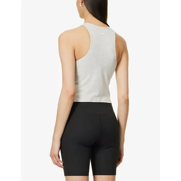 Vuori Mudra Stretch-jersey Top - White Heather Grey