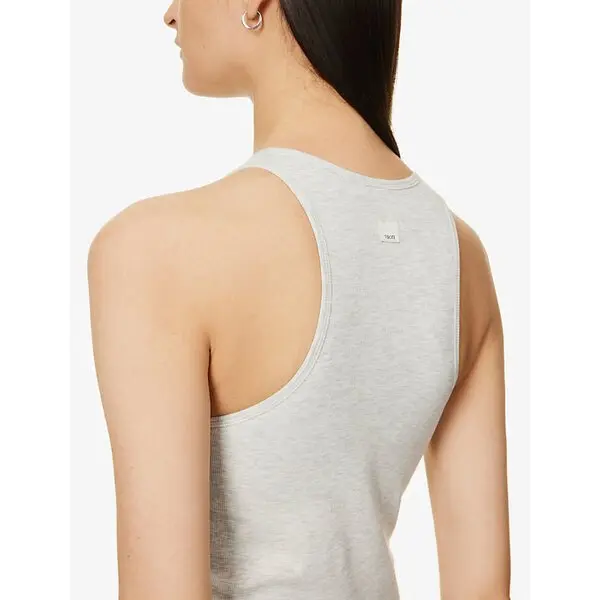 Vuori Mudra Stretch-jersey Top - White Heather Grey