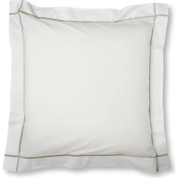 YVES DELORME Athena Pillowcase 65x65cm - Pierre