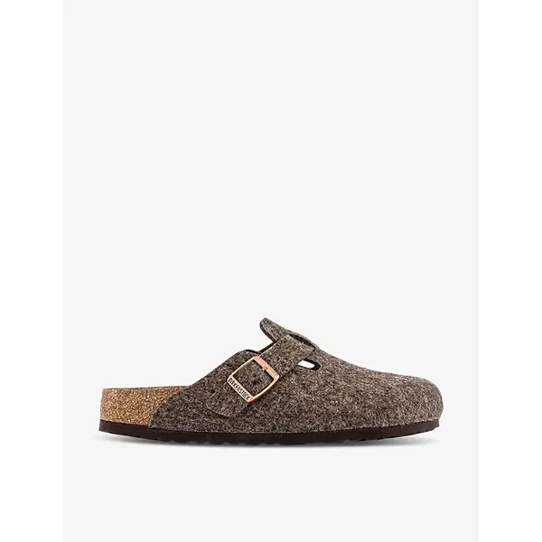 BIRKENSTOCK Boston Buckle Wool Clogs