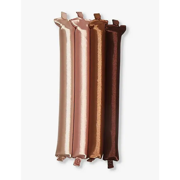 KITSCH Jumbo Satin Hair Flexi Rods Pack Of Four - Rosewood
