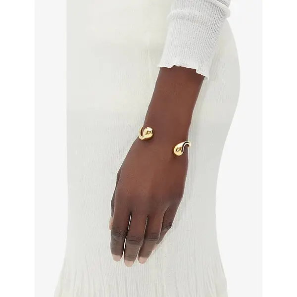 Bottega Veneta Drop Gold-plated Bracelet - Yellow Gold