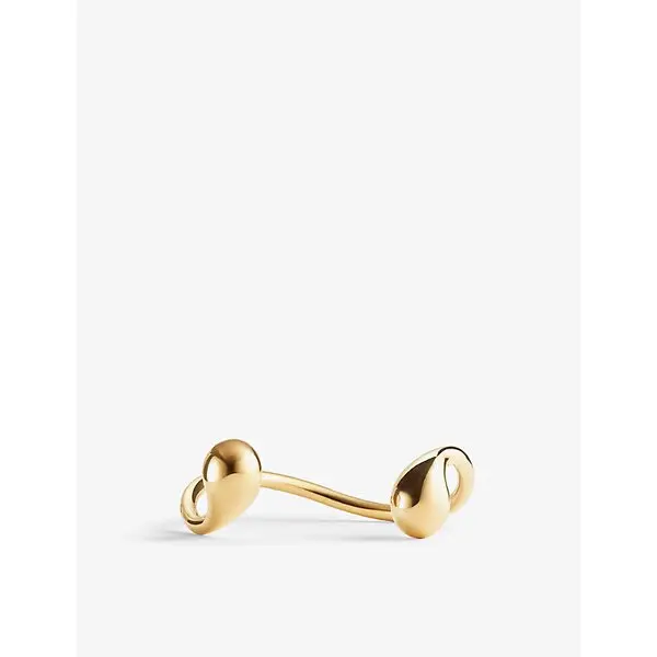 Bottega Veneta Drop Gold-plated Bracelet - Yellow Gold