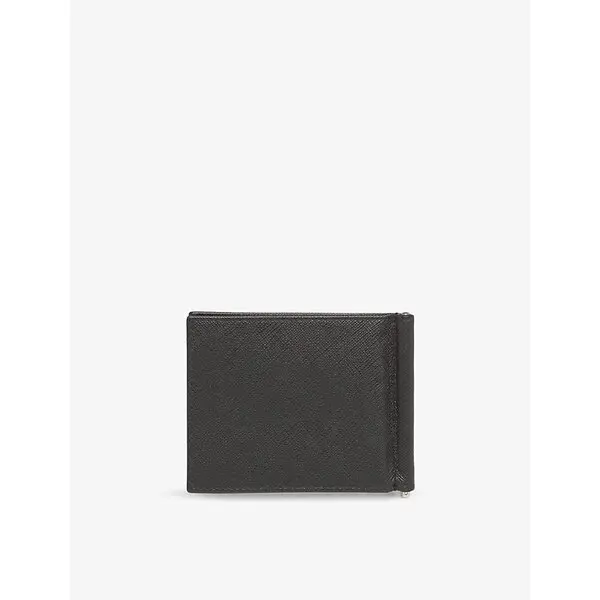 Prada Logo-plaque Leather Wallet