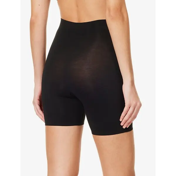 Wolford Contour Control Stretch-cotton Shorts - Black