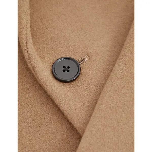REISS Gable Single-breasted Wool-blend Coat