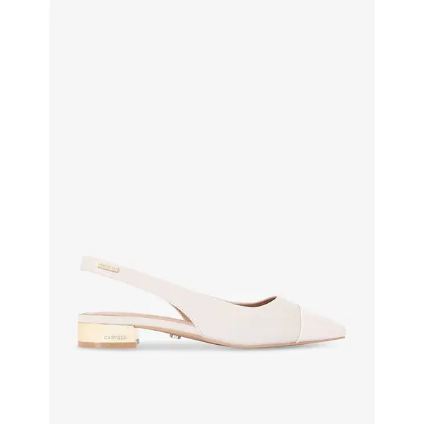 Carvela Amelia Faux-leather Slingback Pumps