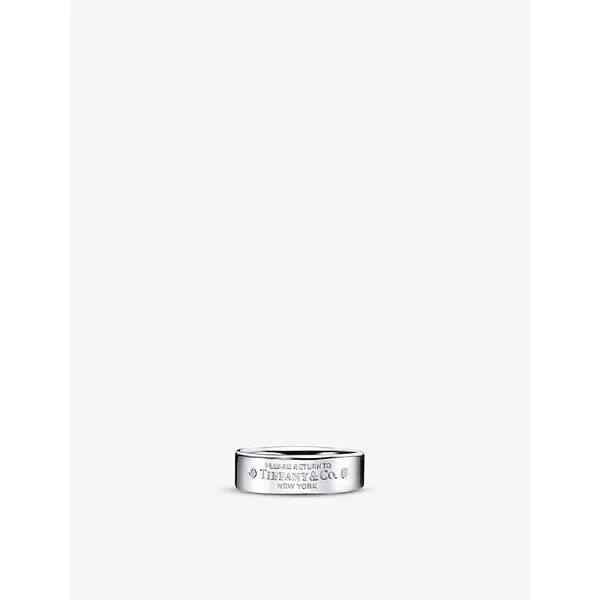 Tiffany & Co. Return To And Diamond Ring - Silver