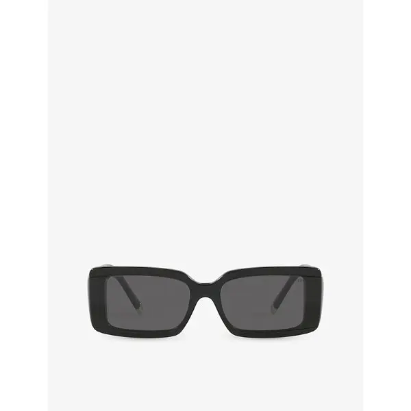 Tiffany & Co. Tf4197 Rectangle Sunglasses - Black