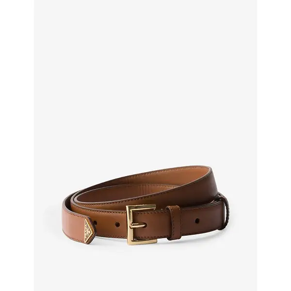 Prada Leather Belt - Brown