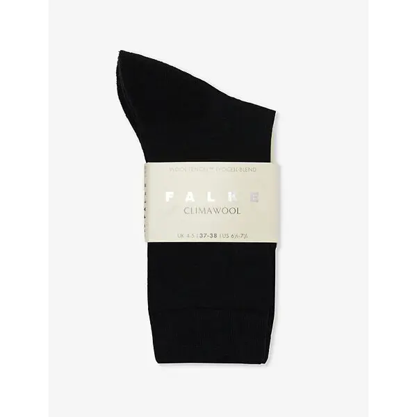 Falke Knitted Crew Socks - Black