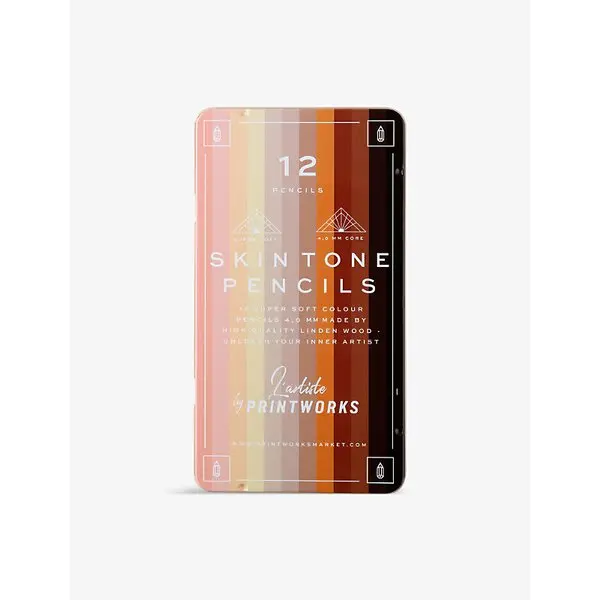 PRINTWORKS L'artiste Pencils Set Of 12 - Skin Tone
