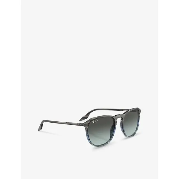 Ray-ban Rb2203 Square-frame Sunglasses - Blue