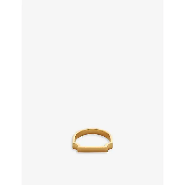 Monica Vinader Signature Ring - Yellow Gold
