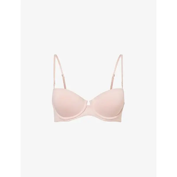 Calvin Klein Sculpt Lift Stretch-nylon Balconette Bra - Subdued