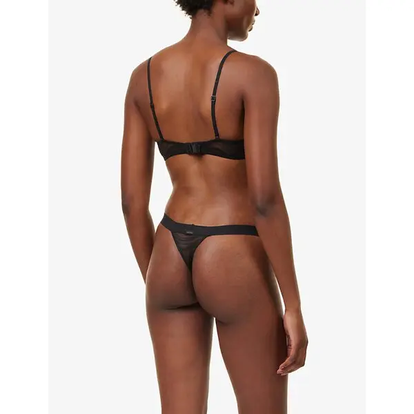 Calvin Klein Mid-rise Stretch-lace Thong