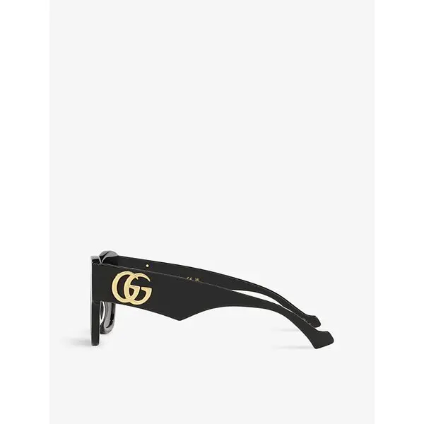 Gucci Gc002123 Gg1422s Cat-eye Frame Sunglasses - Black