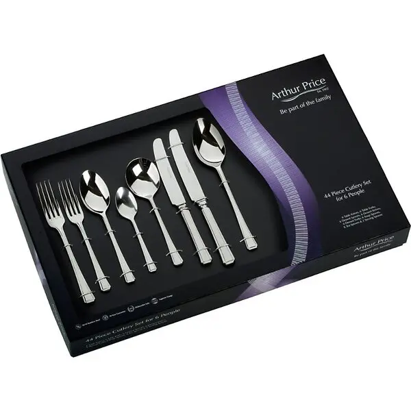 ARTHUR PRICE Harley 44-piece Cutlery Set For 6
