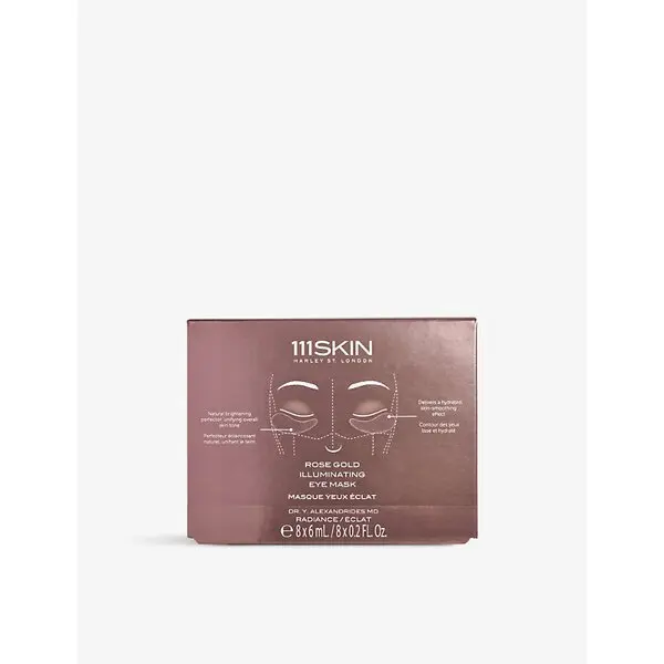 111SKIN Rose Gold Illuminating Eye Mask Pack Of Eight - One-color