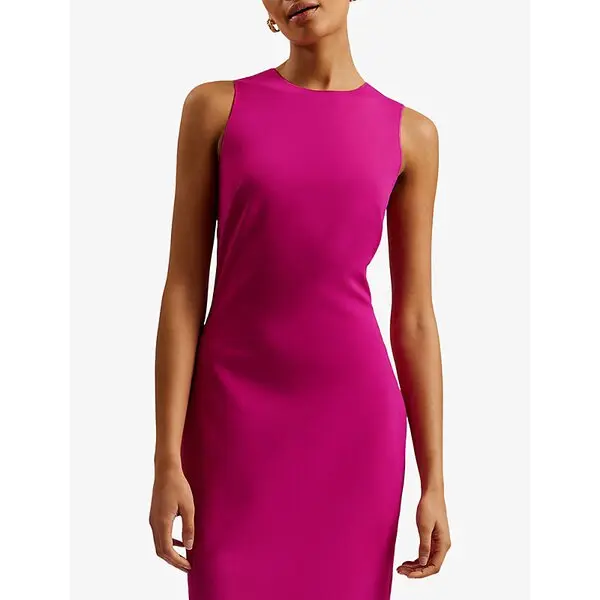 purple dress ted baker Silk mini dress