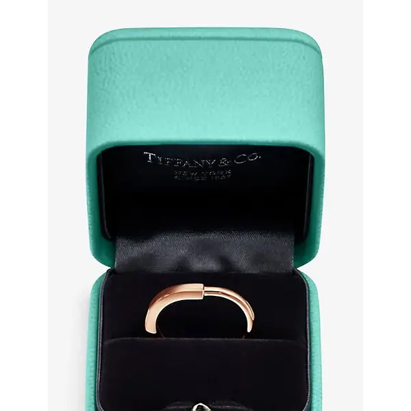 Tiffany & Co. Lock 18ct Rose-gold Ring - Rose Gold
