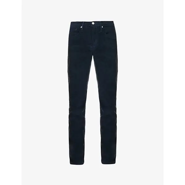 FRAME L'homme Slim-fit Straight-leg Stretch-denim Jeans