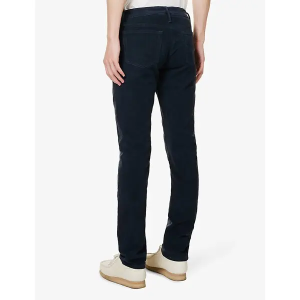 FRAME L'homme Slim-fit Straight-leg Stretch-denim Jeans