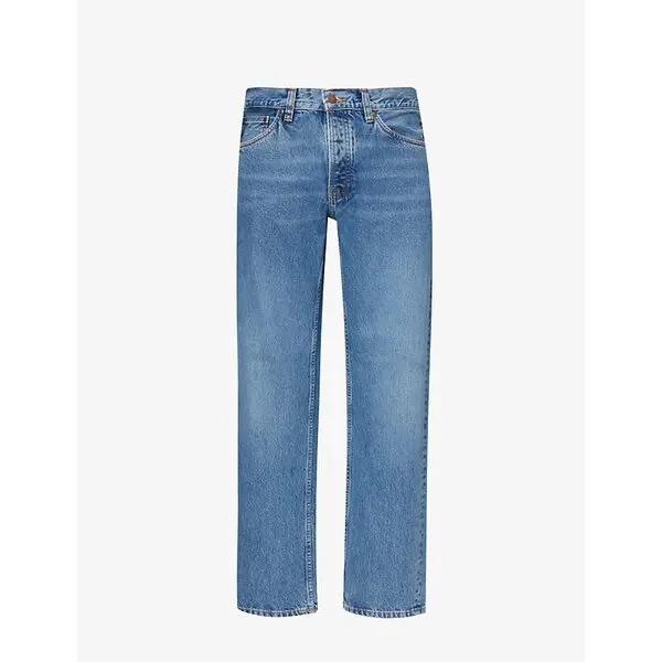Nudie Jeans Rad Rufus Regular-fit Straight-leg Jeans - Indigo Blues